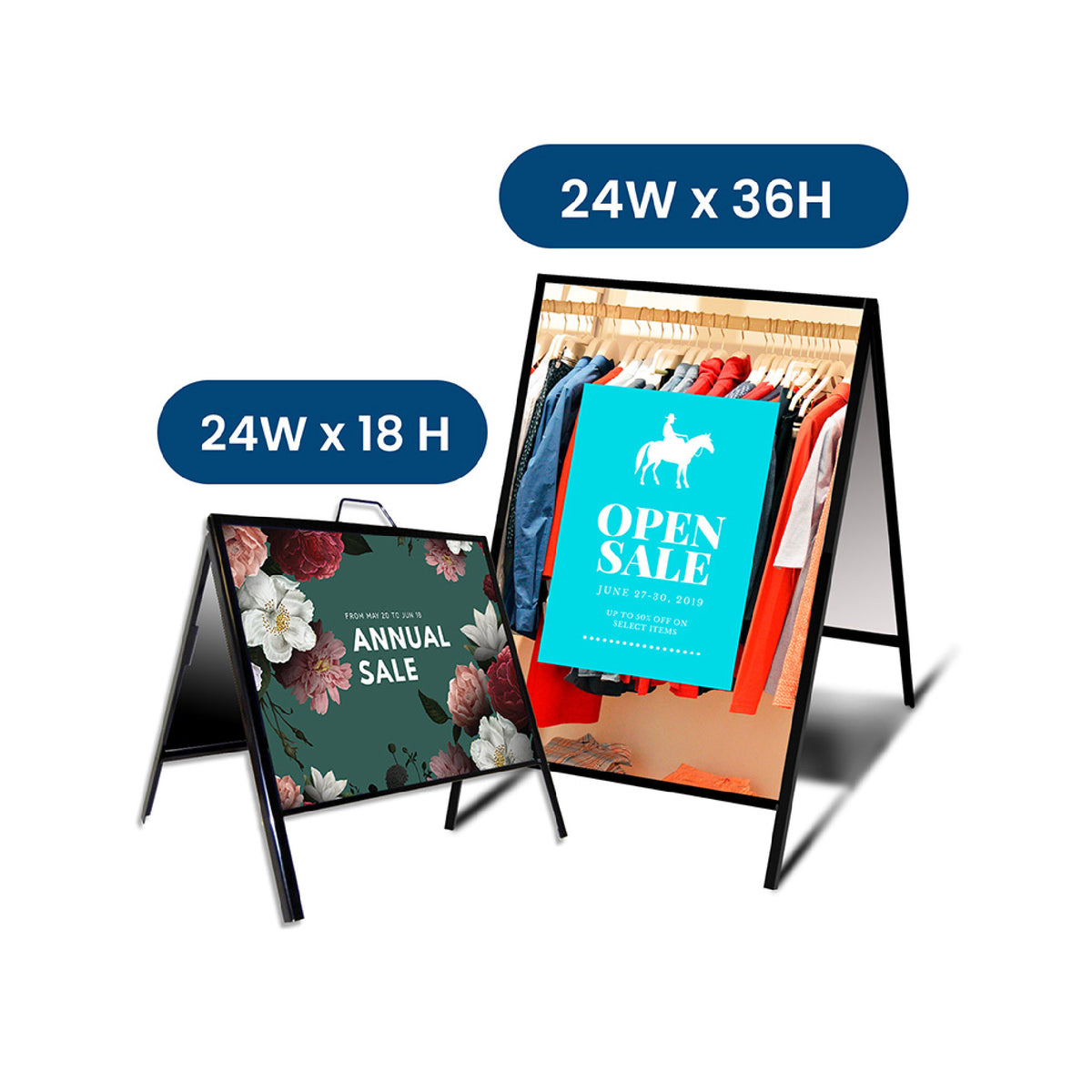 A-Frame Signs | Large Format Printing | Montreal Print Shop